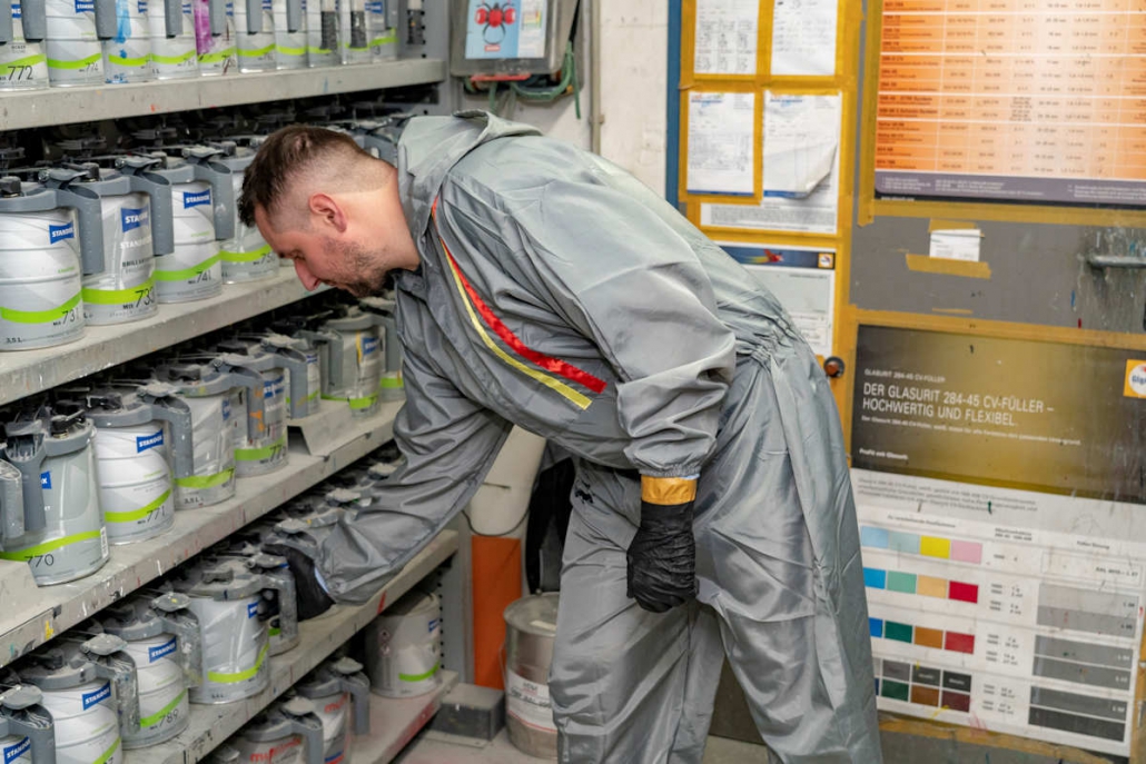 fachgerechte Lackier-Arbeiten durch die Betriebe der KLZ-Gruppe